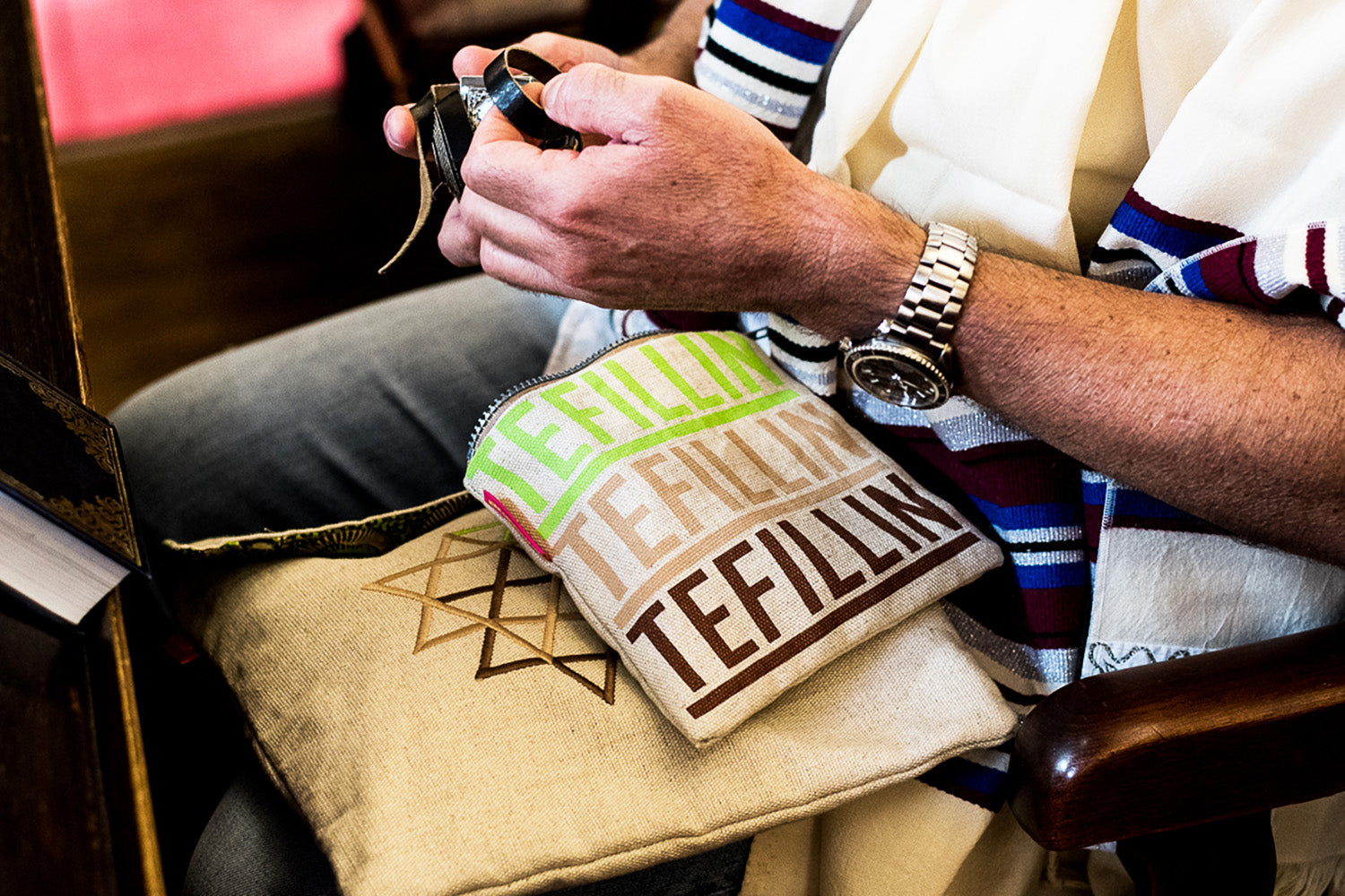 Chai Modern | Tallit & Tefillin Bag Sets | Contemporary Judaica