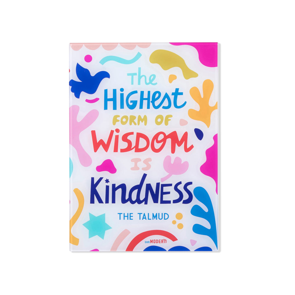 Chai Modern | Bright Wisdom | Printed Acrylic Judaica