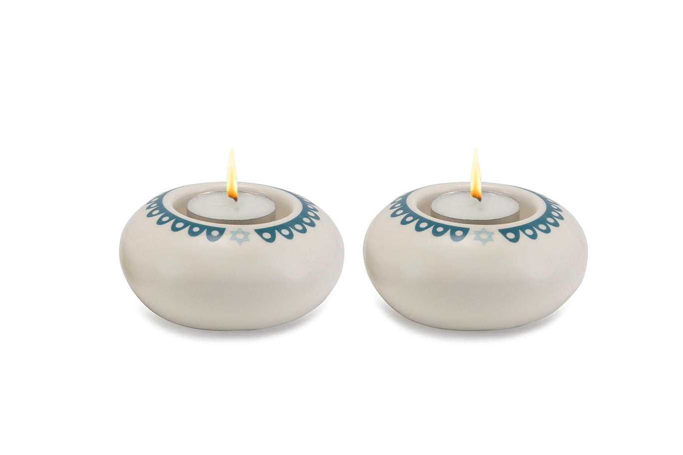 Chai Modern | Meshuggeneh Tea Light Holder | Steel & Aluminium Judaica